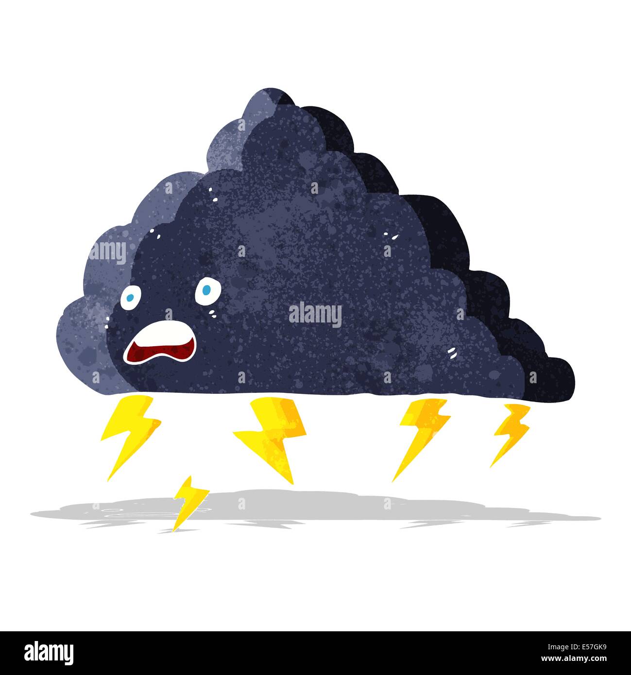 Thundercloud cartoon character hi-res stock photography and images - Alamy