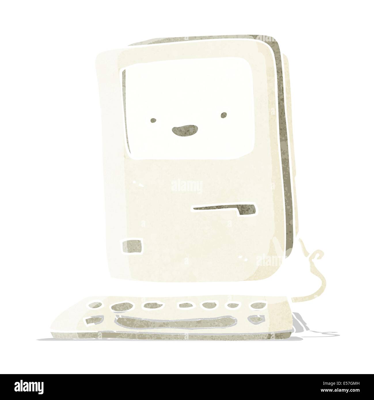 cartoon old computer Stock Vector Image & Art - Alamy