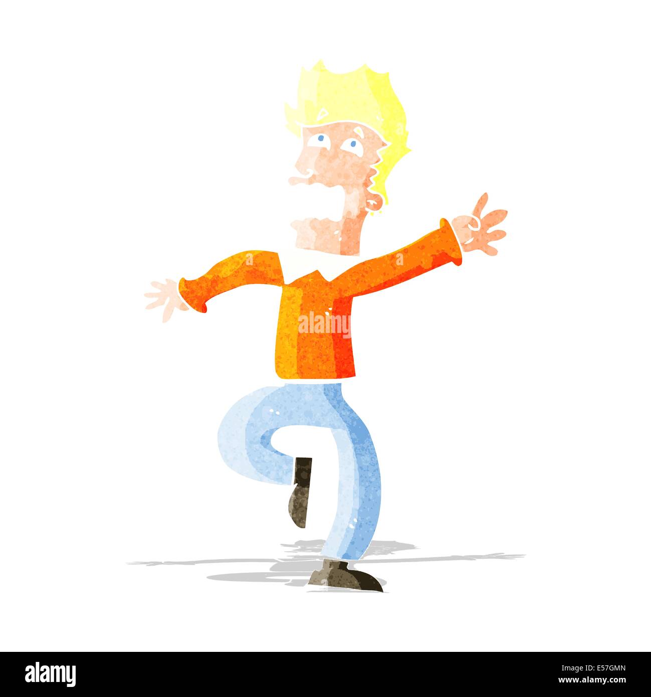 cartoon man panicking Stock Vector Image & Art - Alamy