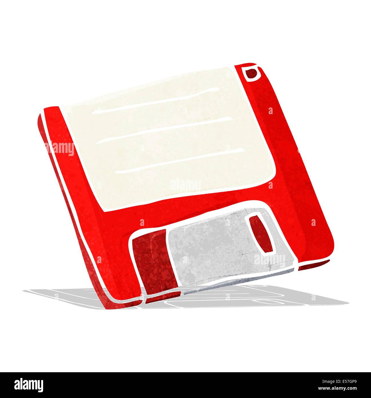 Cartoon old computer disk Cut Out Stock Images & Pictures - Alamy