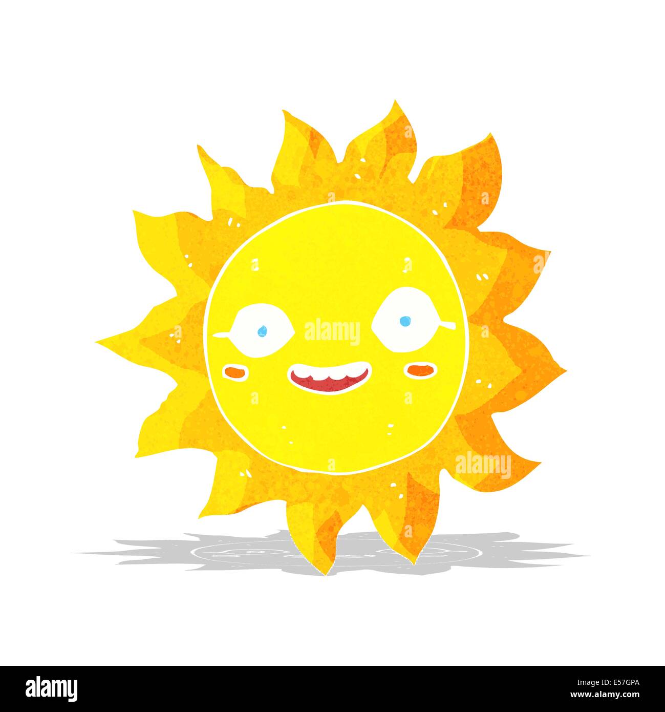 cartoon happy sun Stock Vector Image & Art - Alamy
