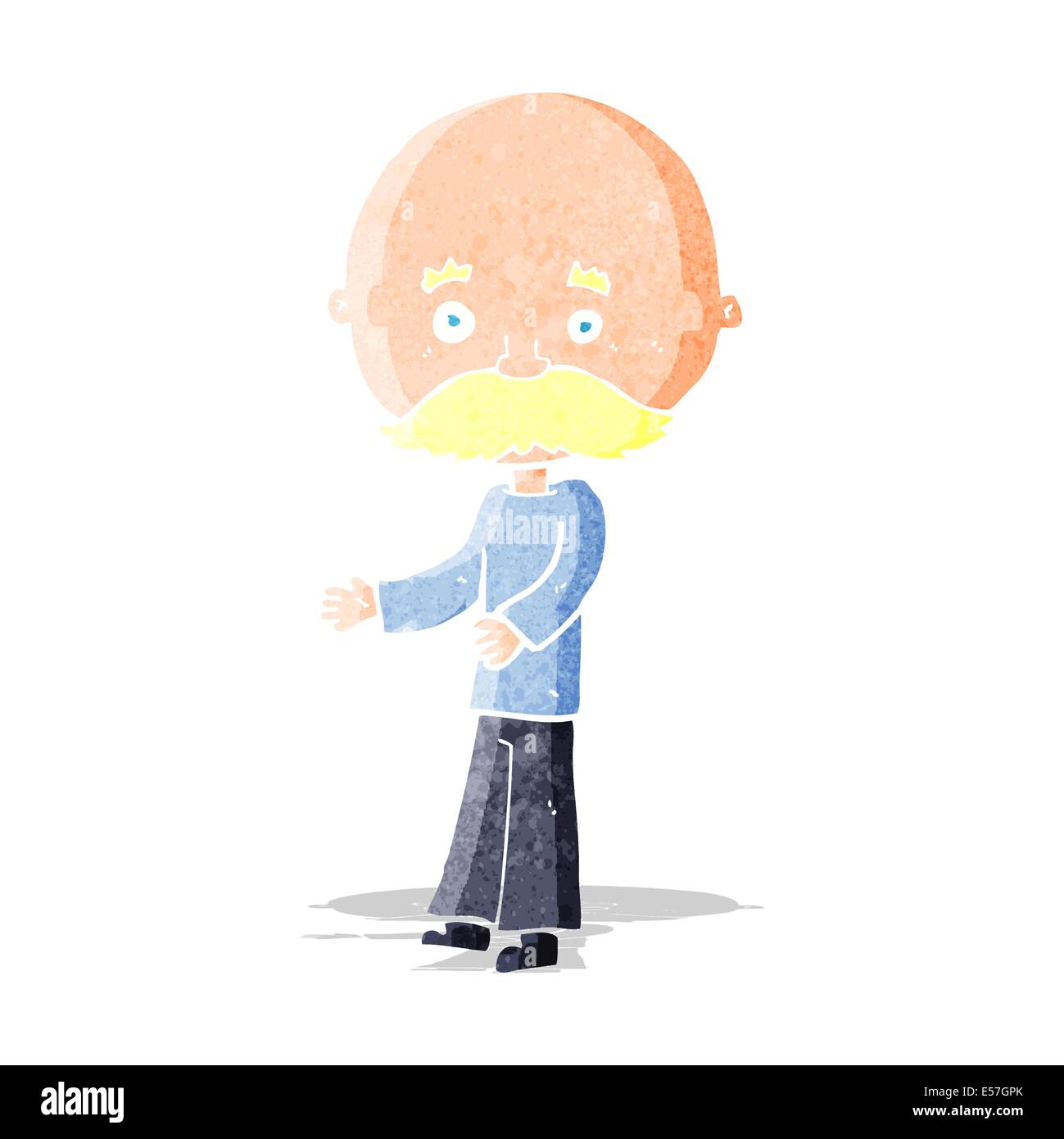 cartoon man with mustache Stock Vector Image & Art - Alamy