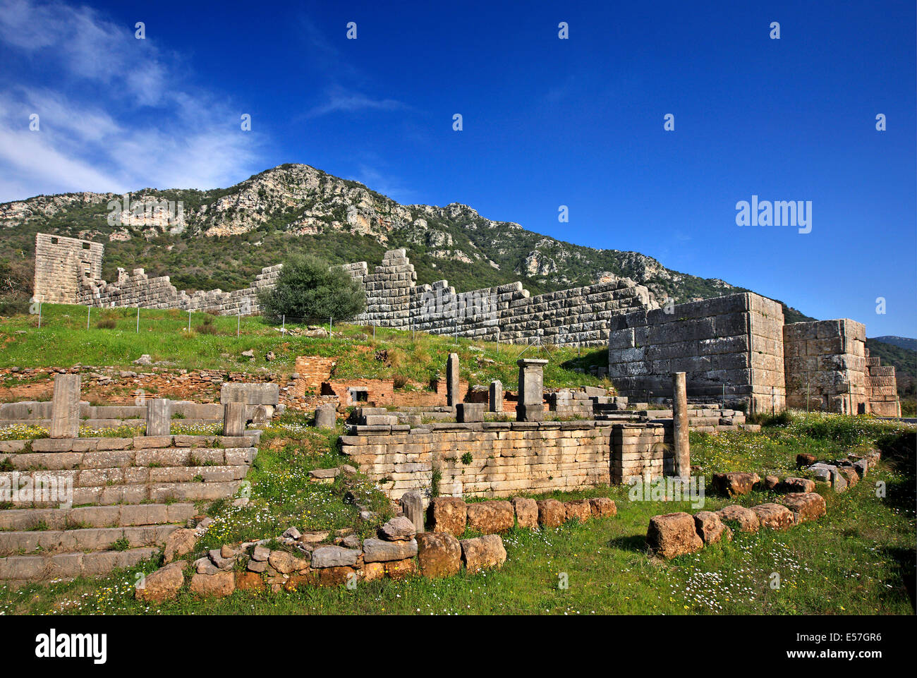 The Arcadian Gate of Ancient Messene, Messenia, Peloponnese, Greece ...