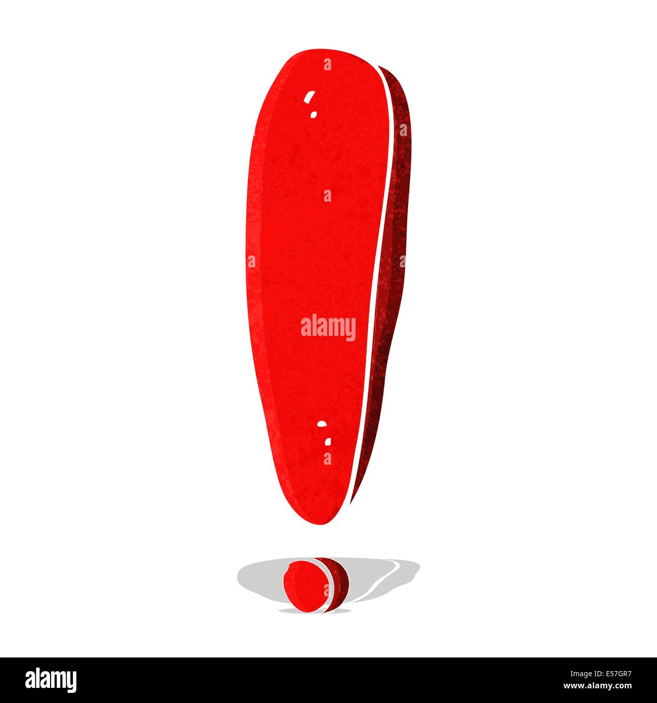 cartoon exclamation mark Stock Vector Image & Art - Alamy