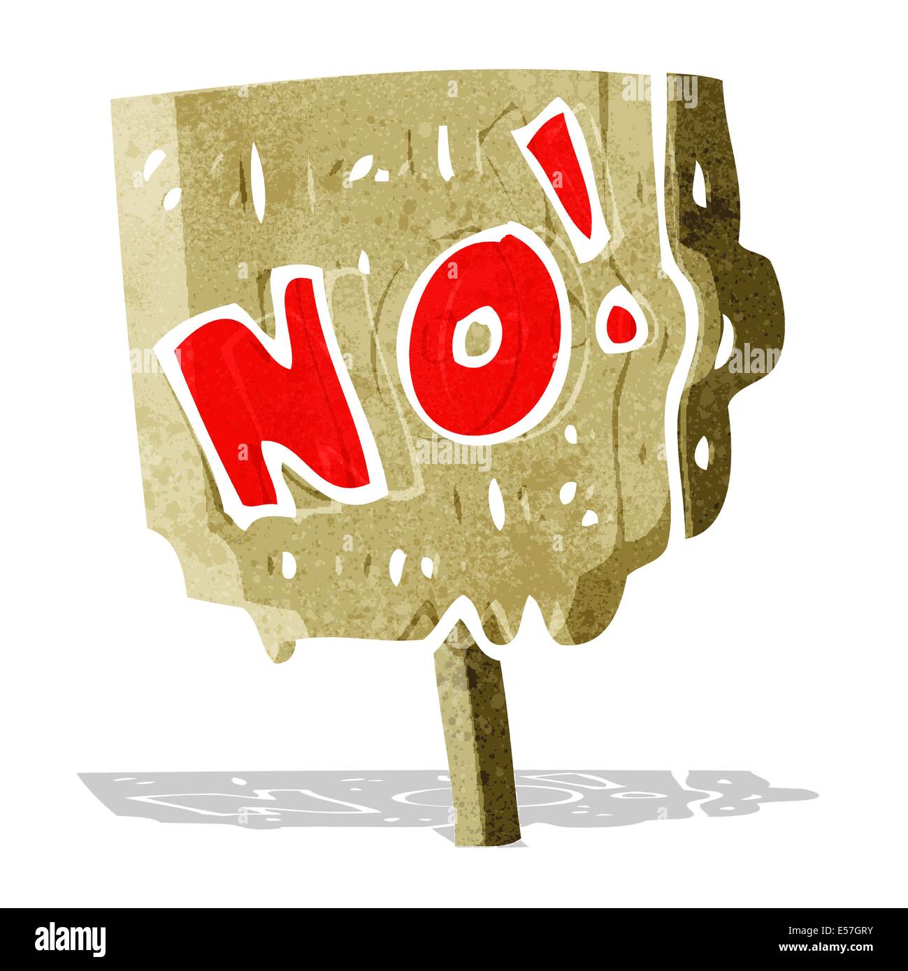 cartoon no sign Stock Vector Image & Art - Alamy