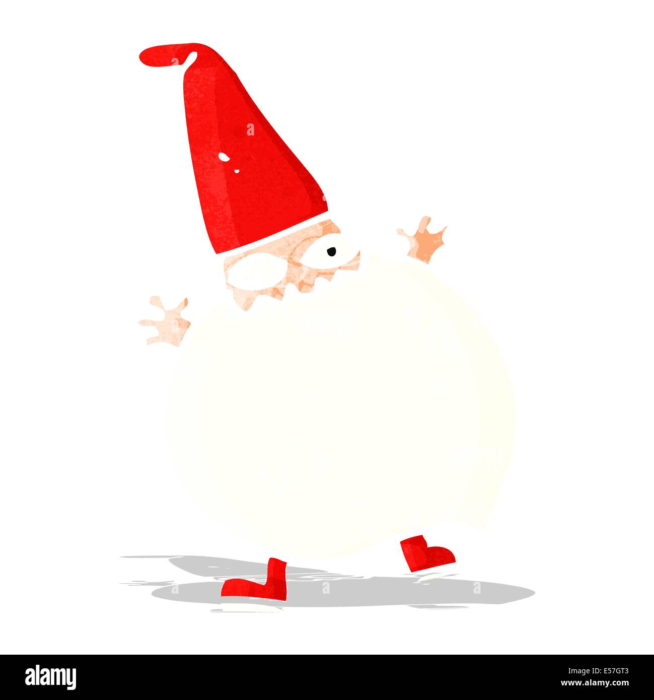 cartoon tiny santa Stock Vector Image & Art - Alamy
