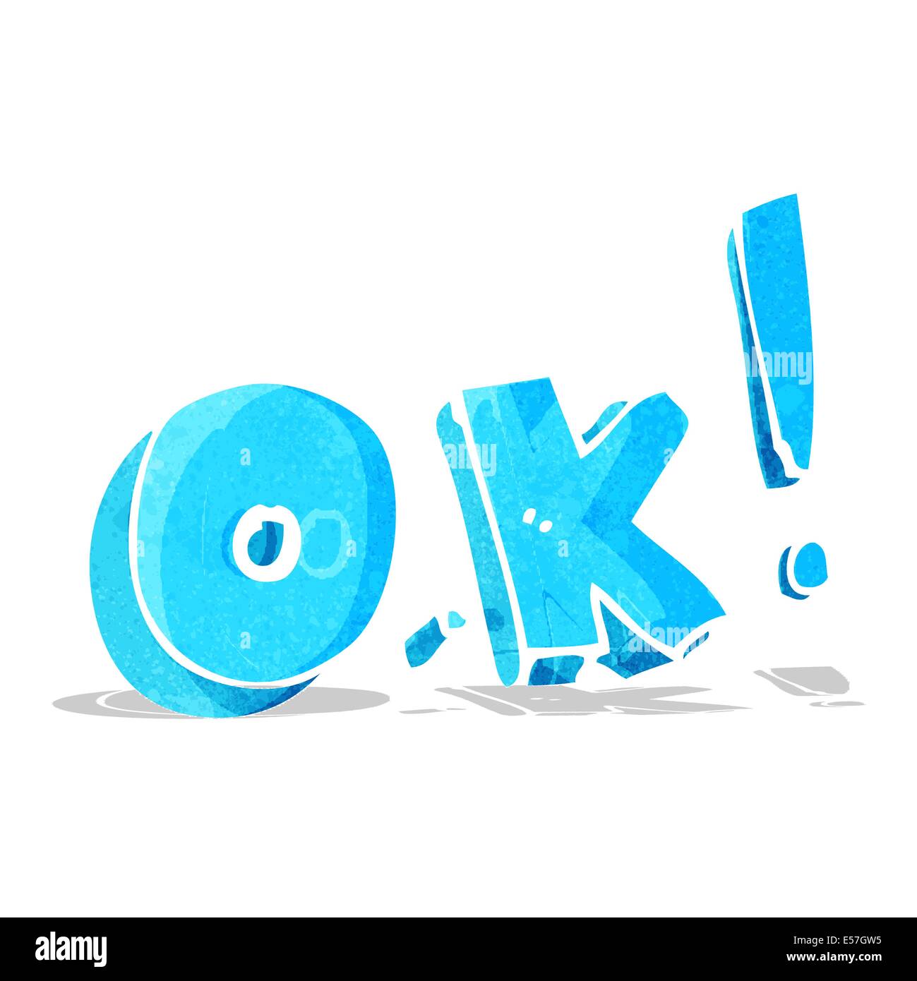 cartoon OK symbol Stock Vector Image & Art - Alamy