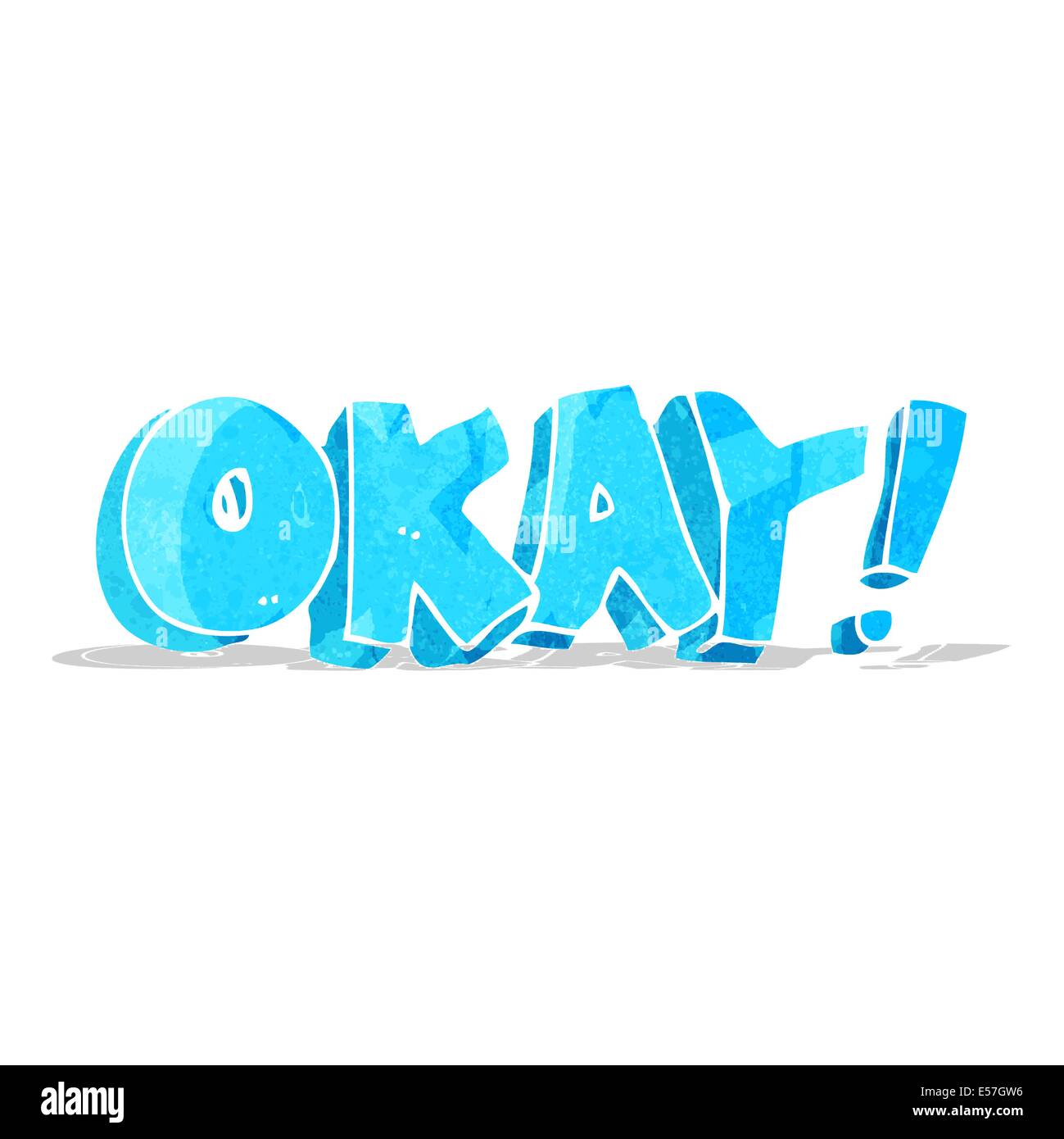 cartoon okay sign Stock Vector Image & Art - Alamy
