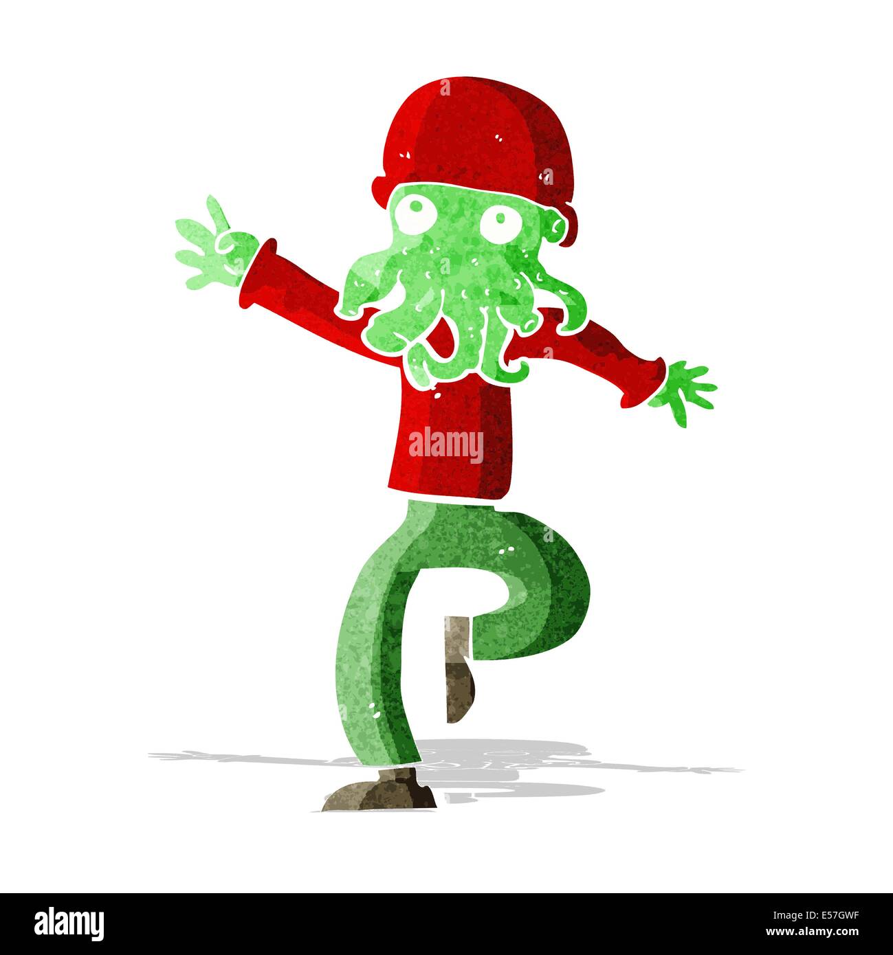 cartoon alien monster man Stock Vector Image & Art - Alamy