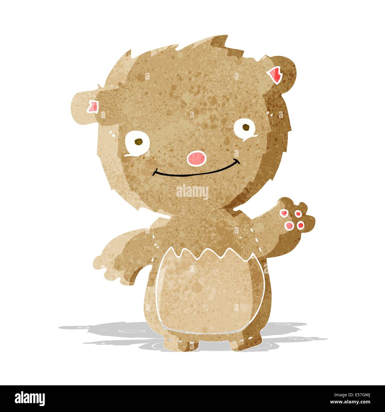 cartoon waving teddy bear Stock Vector Image & Art - Alamy