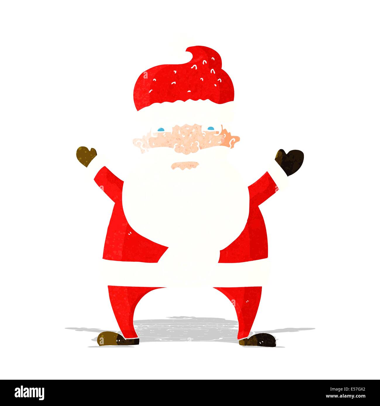 cartoon stressed out santa Stock Vector Image & Art - Alamy