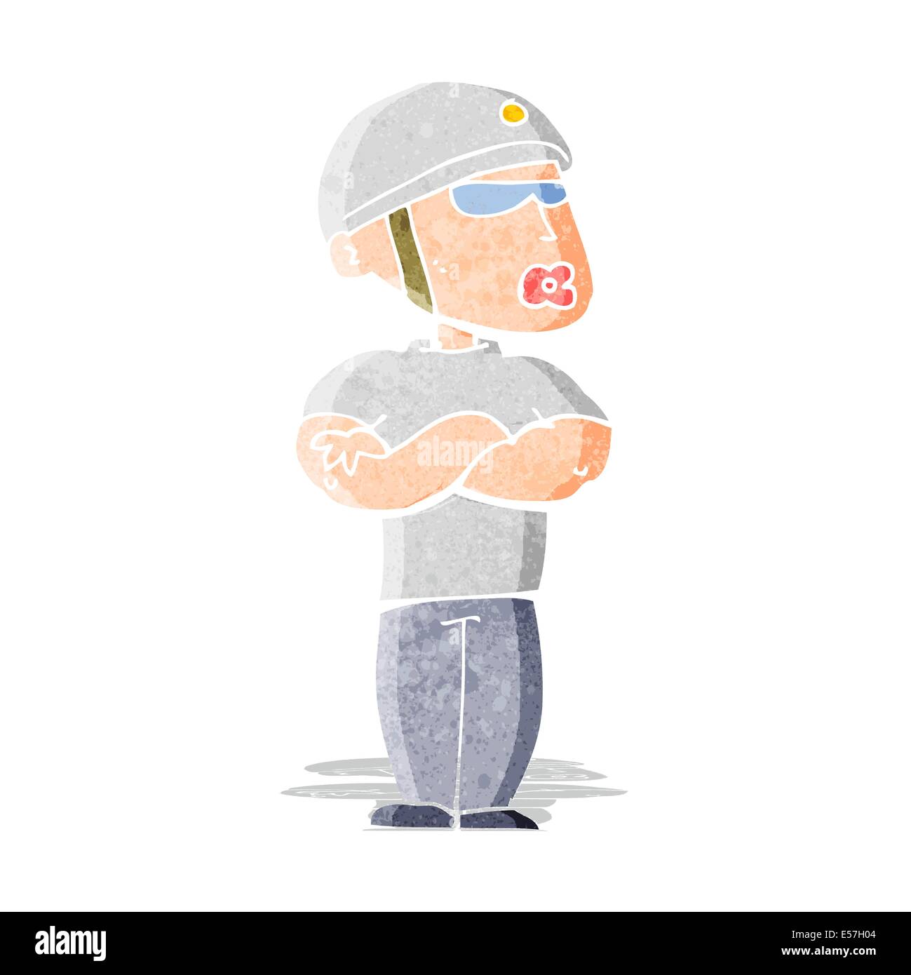 cartoon security guard Stock Vector Image & Art - Alamy