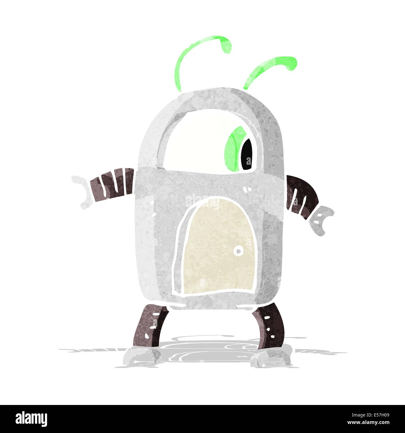 cartoon alien robot Stock Vector Image & Art - Alamy