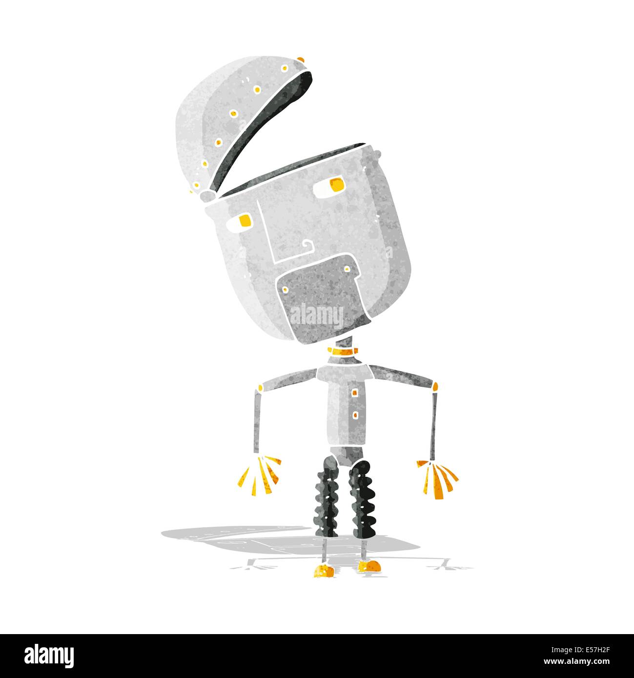 cartoon funny robot Stock Vector Image & Art - Alamy