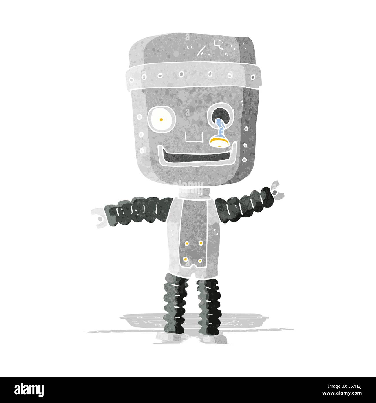 cartoon funny robot Stock Vector Image & Art - Alamy