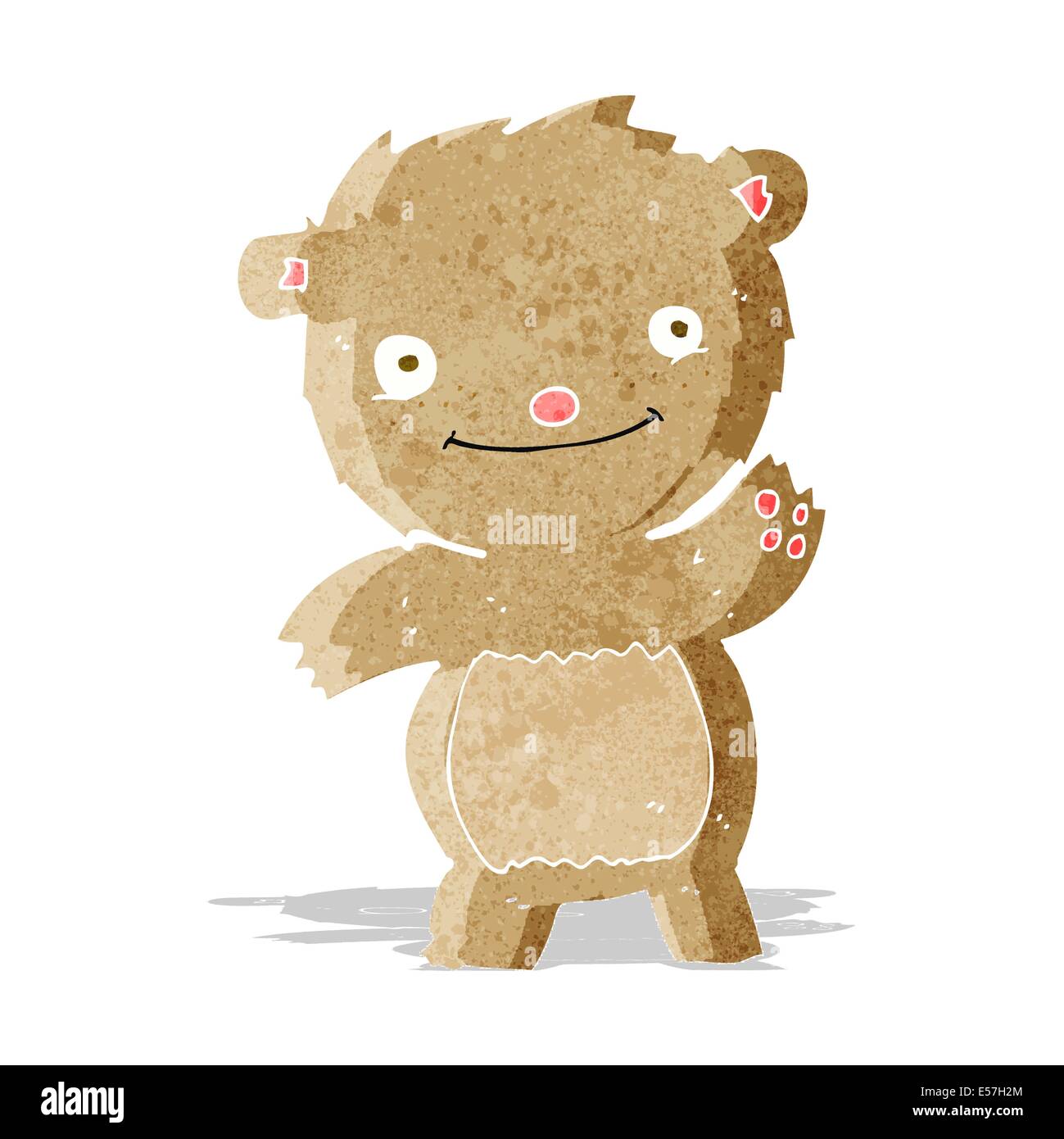 cartoon waving teddy bear Stock Vector Image & Art - Alamy