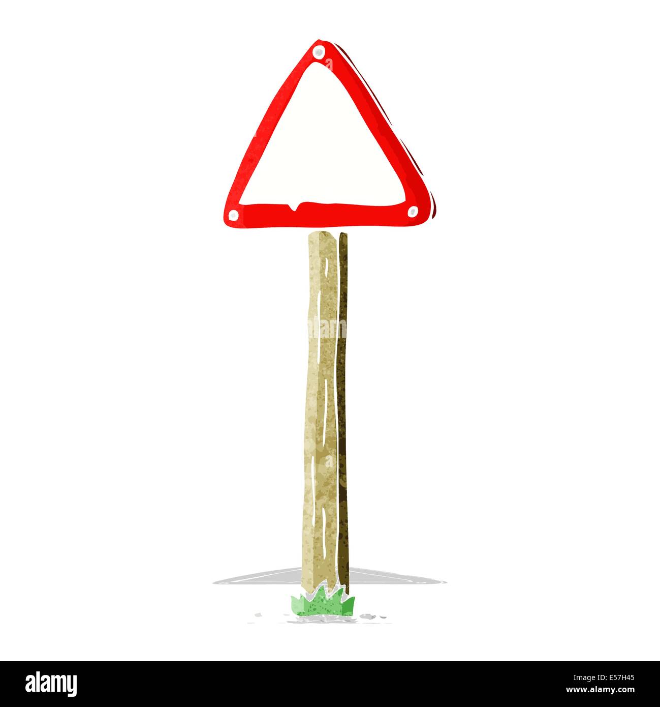 cartoon road sign Stock Vector Image & Art - Alamy