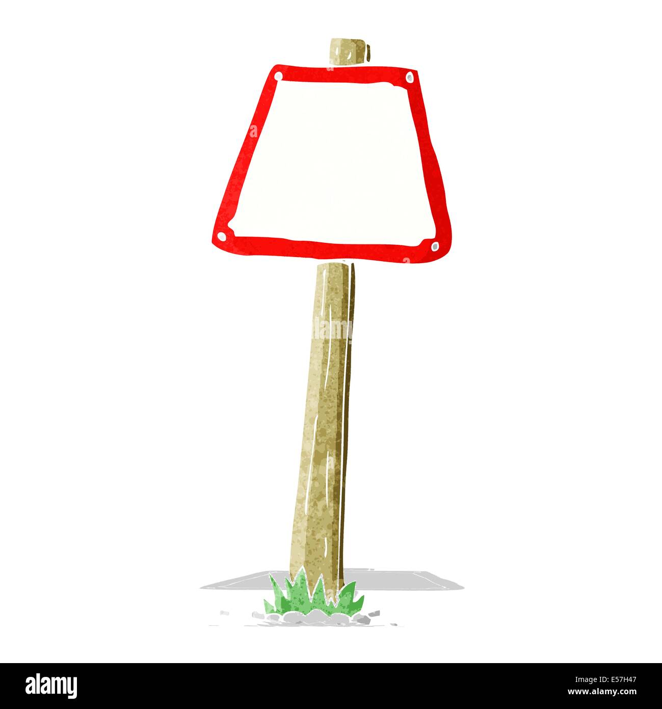 cartoon road sign Stock Vector Image & Art - Alamy