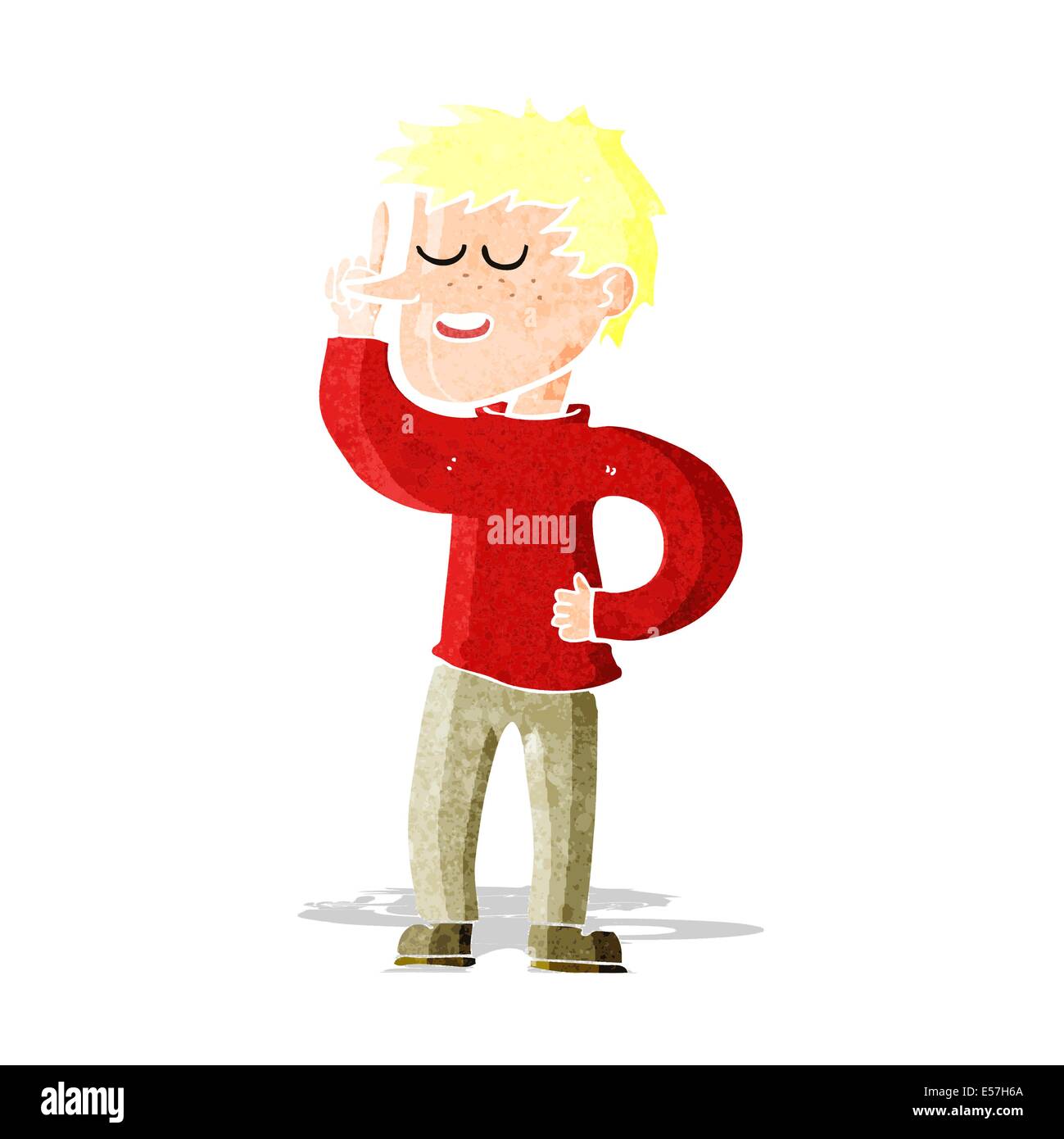 cartoon man with idea Stock Vector Image & Art - Alamy