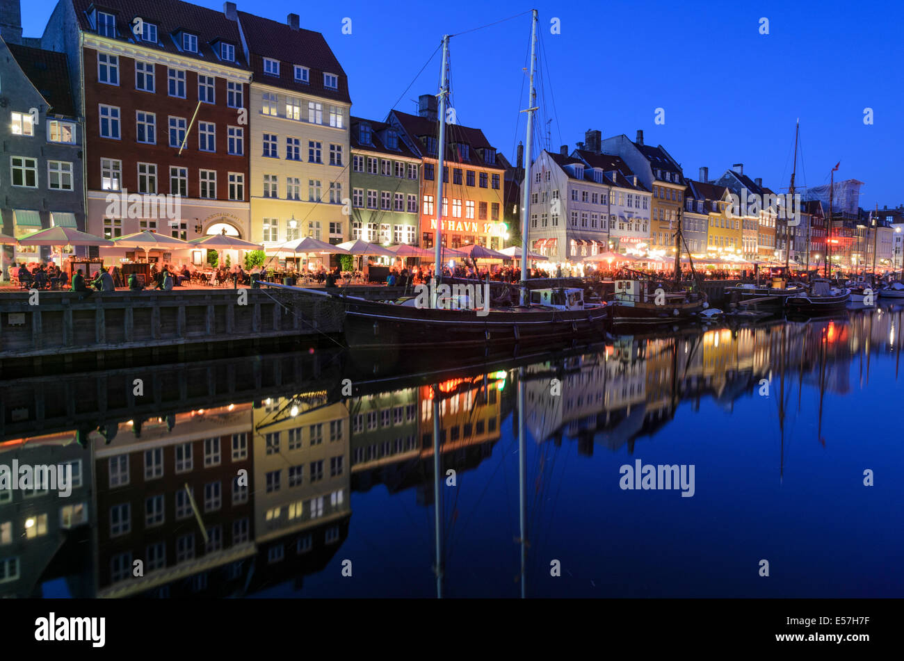 Nyhavn Canal, Copenhagen, Denmark Stock Photo - Alamy