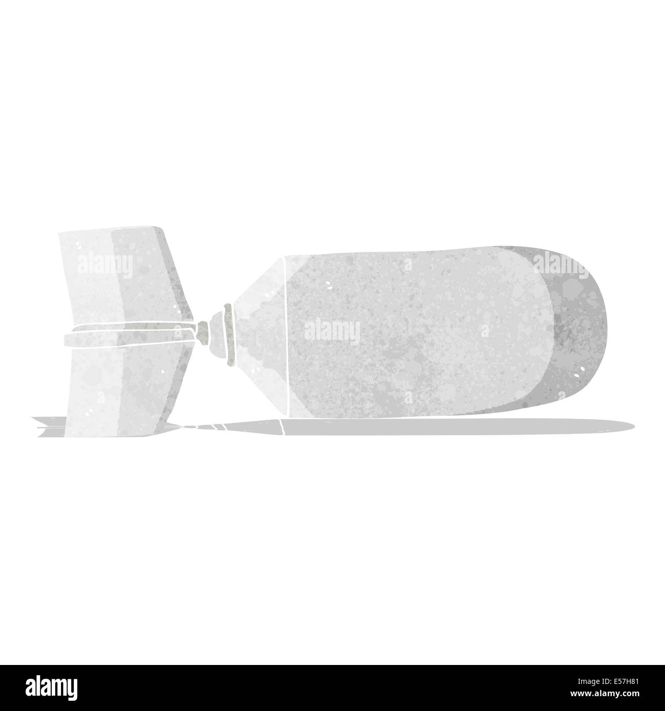 Cartoon falling bomb Black and White Stock Photos & Images - Alamy