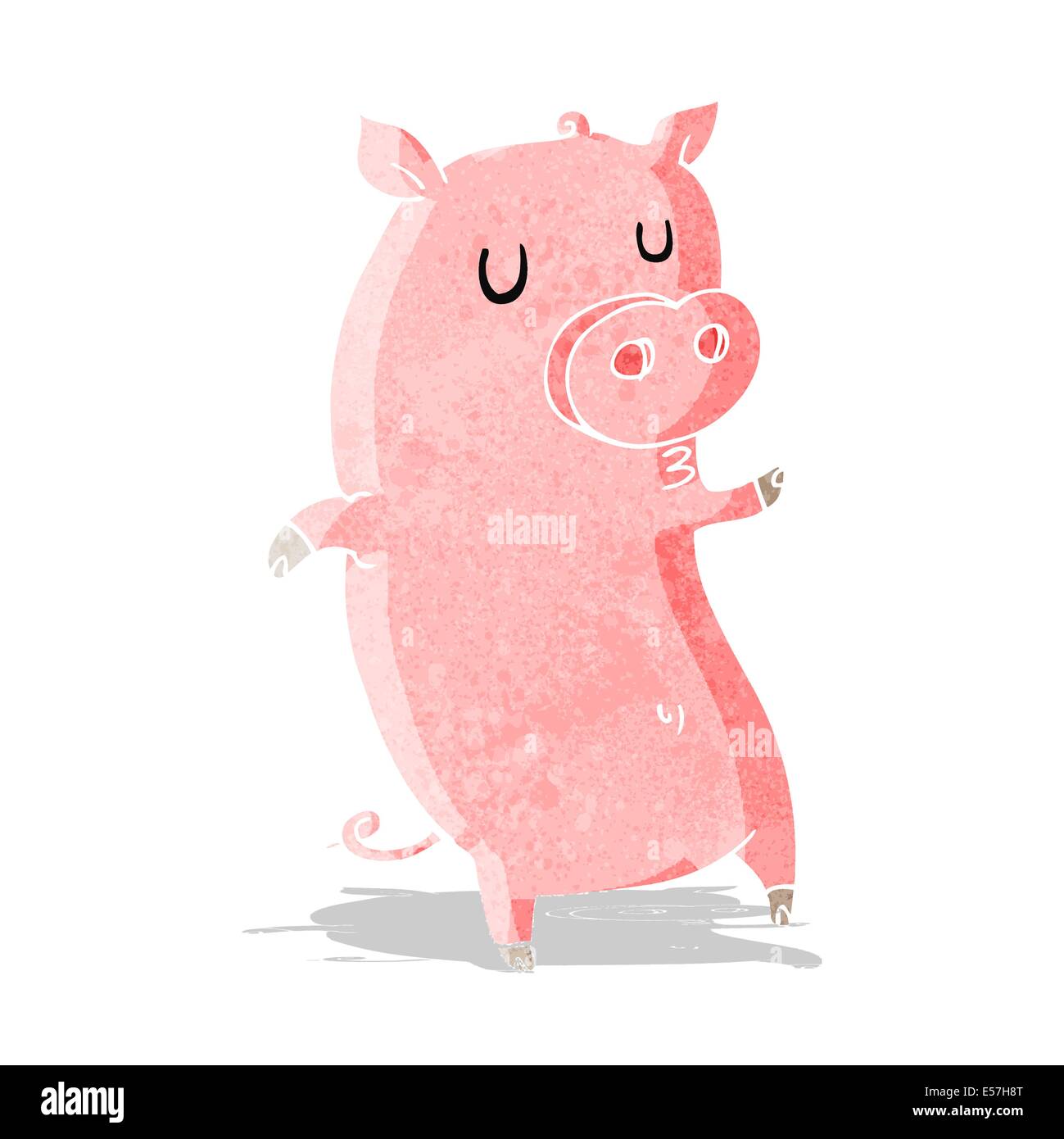 funny cartoon pig Stock Vector Image & Art - Alamy