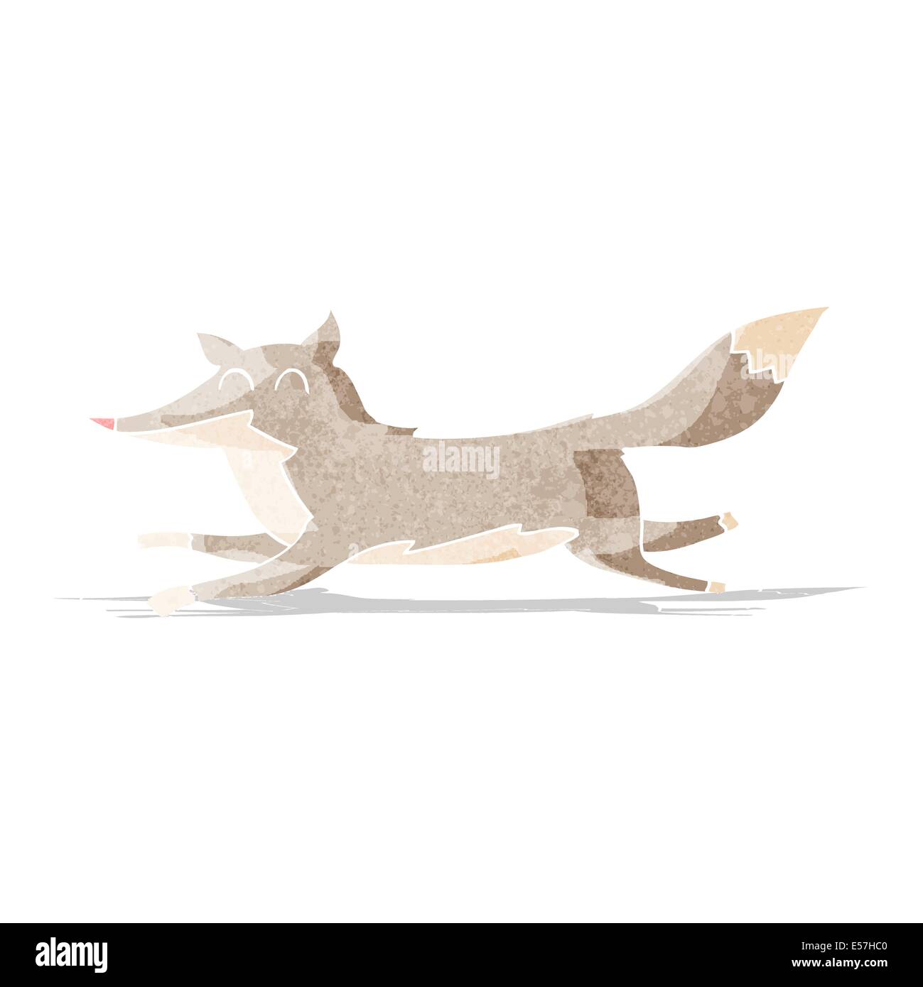cartoon running wolf Stock Vector Image & Art - Alamy
