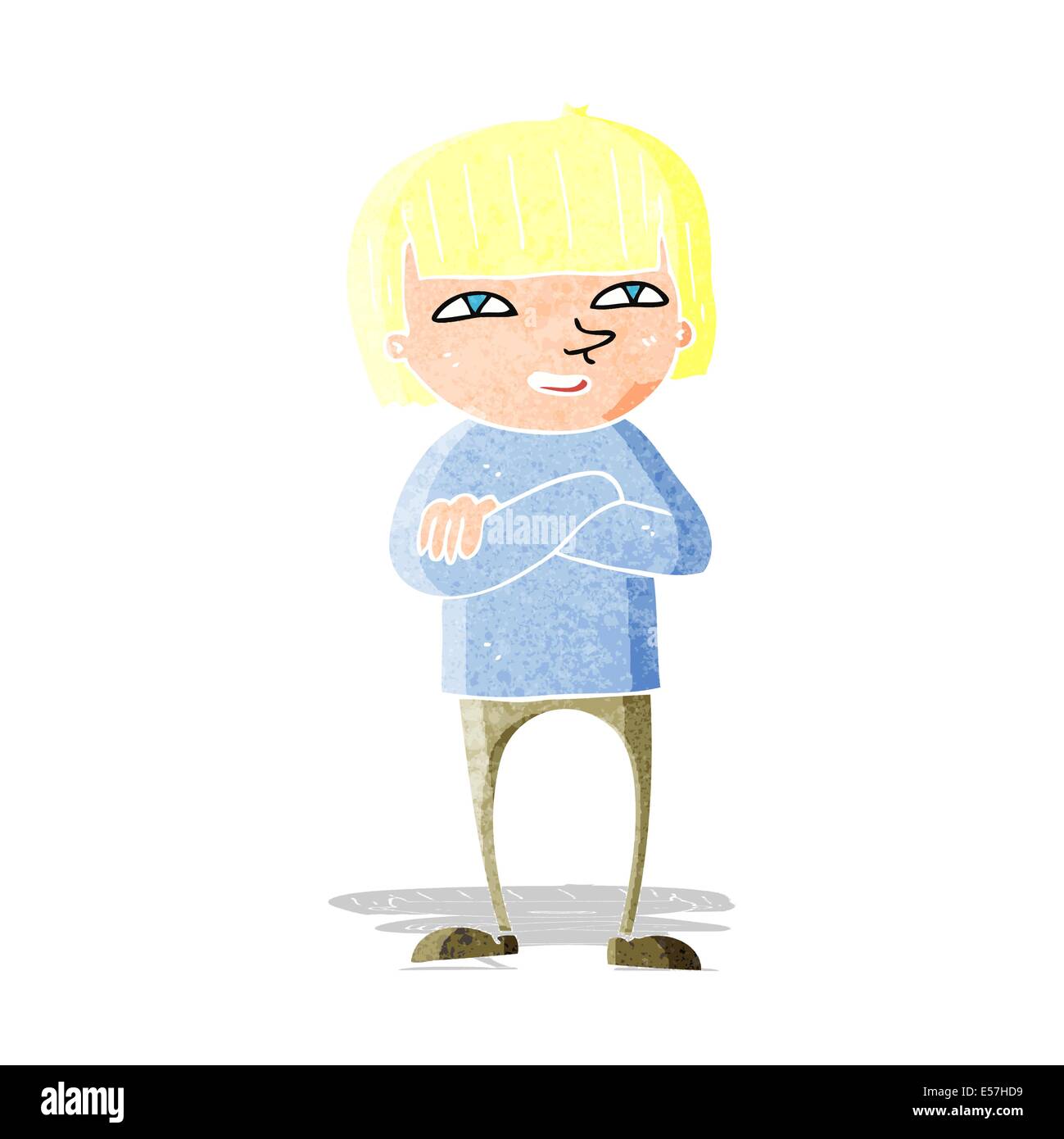 cartoon happy person Stock Vector Image & Art - Alamy