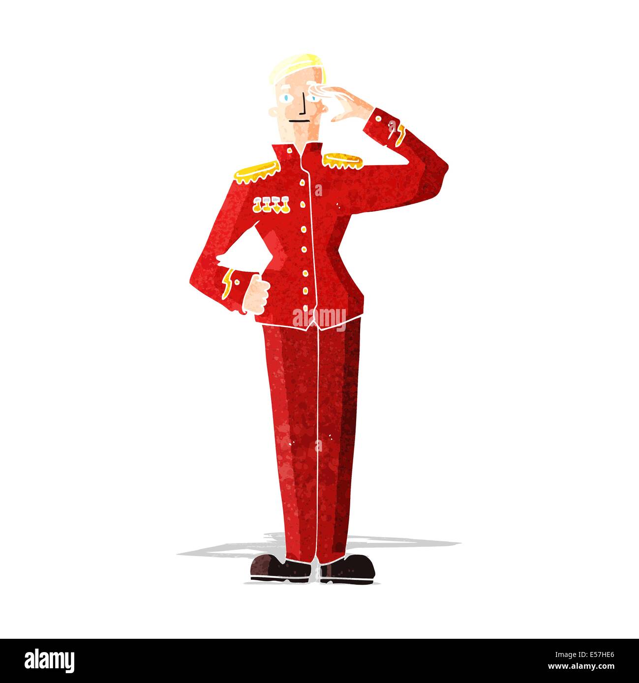 Cartoon military man in dress Stock Vector Images - Alamy