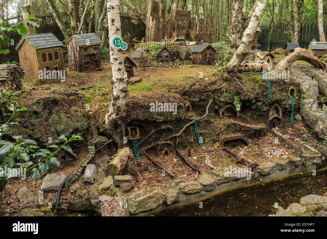 Fairy bower in the trees at Lullymore Heritage and Discovery park ...