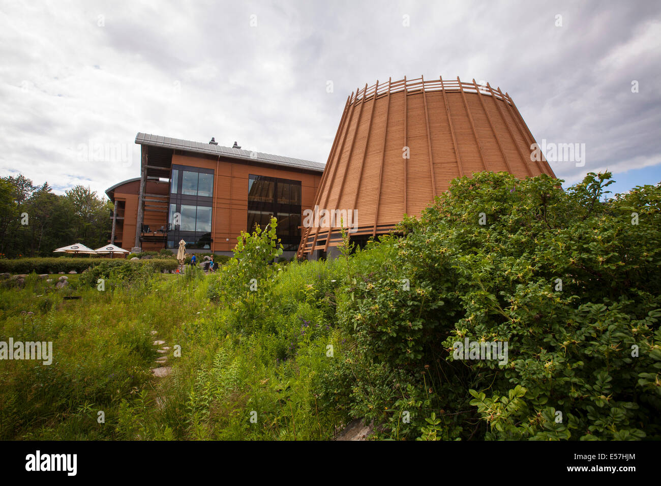 The Hotel-Musee is pictured in Wendake, a Huron reserve enclave within ...