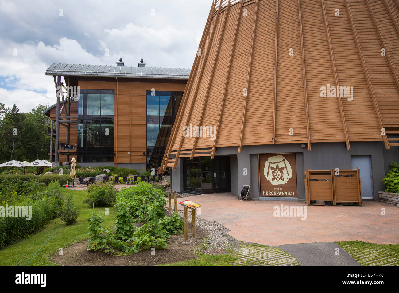 The Hotel-Musee is pictured in Wendake, a Huron reserve enclave within ...
