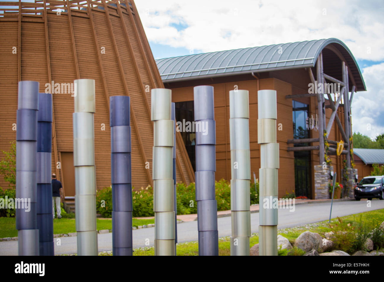 The Hotel-Musee is pictured in Wendake, a Huron reserve enclave within ...