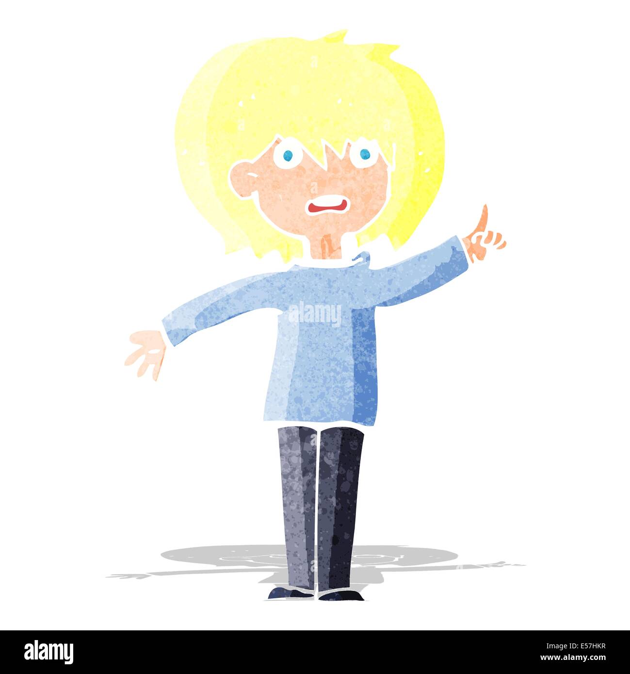 cartoon woman asking question Stock Vector Image & Art - Alamy