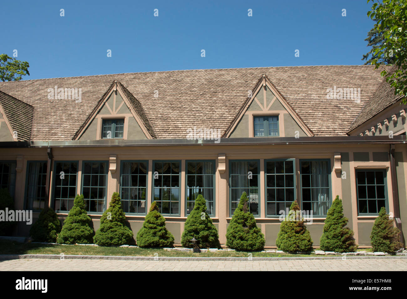 Maine, Bar Harbor. The Bar Harbor Club, National Register of Historic ...