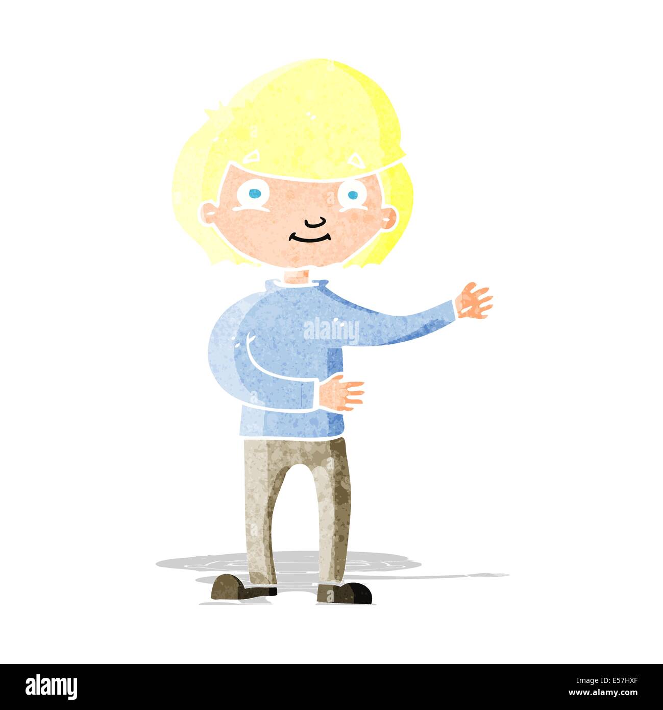 cartoon happy person Stock Vector Image & Art - Alamy