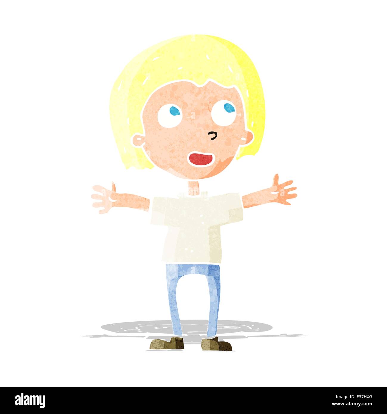 cartoon happy person Stock Vector Image & Art - Alamy
