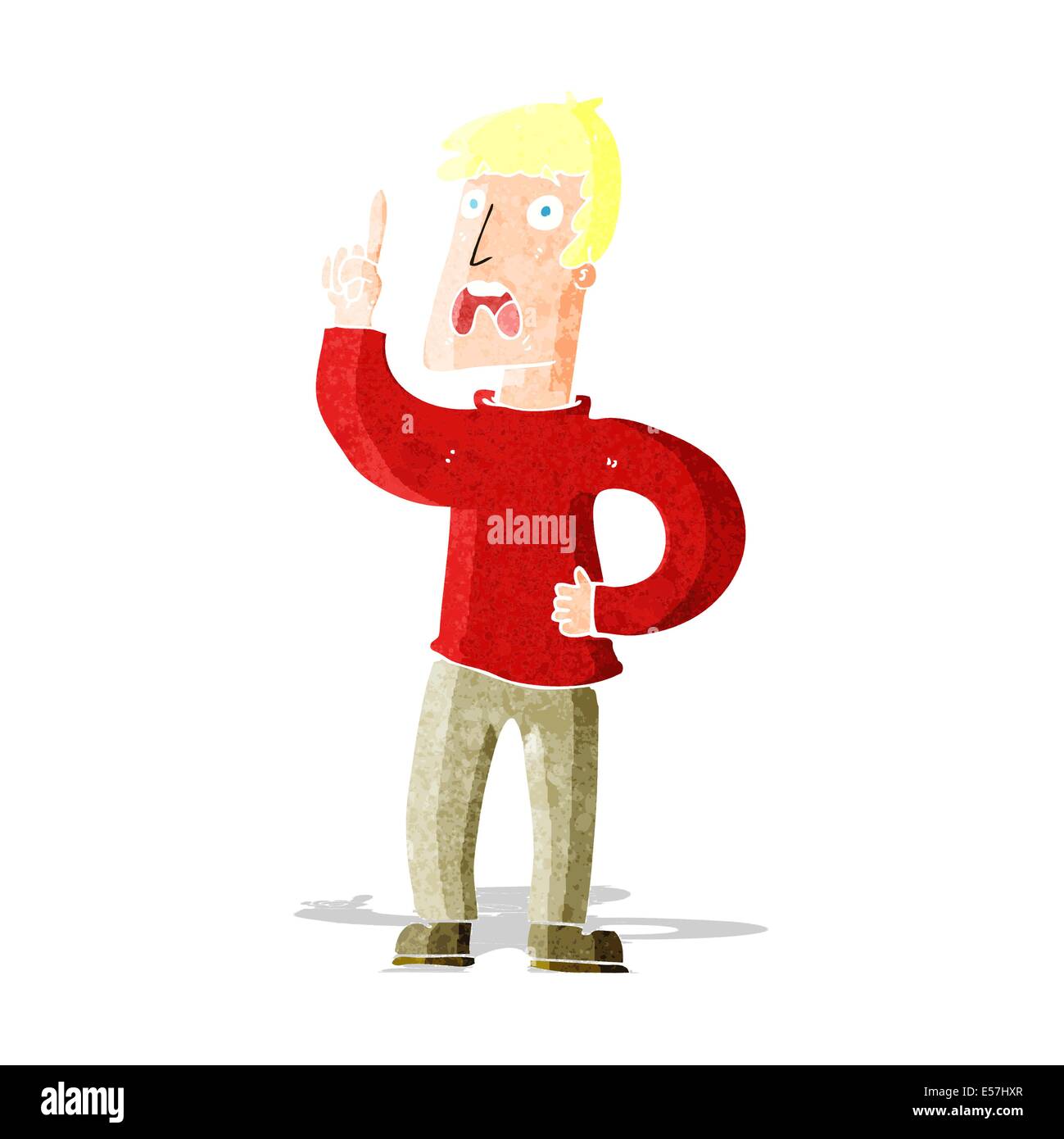cartoon man with complaint Stock Vector Image & Art - Alamy