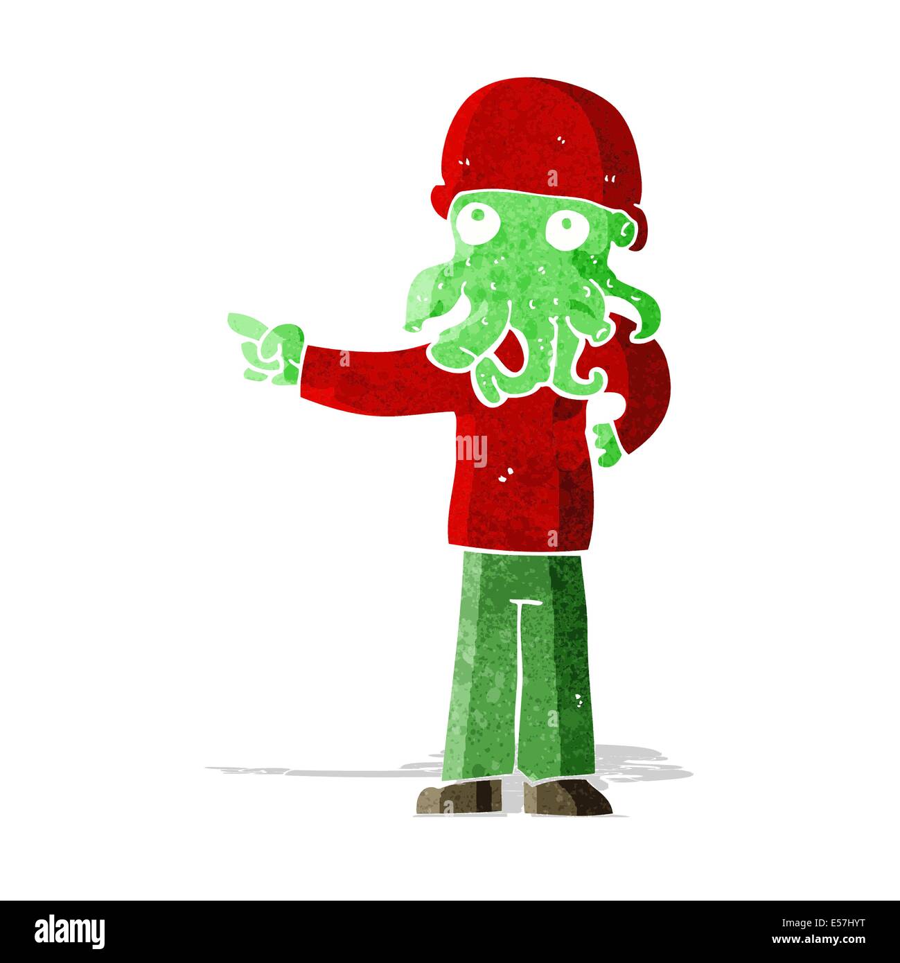 cartoon alien monster man Stock Vector Image & Art - Alamy