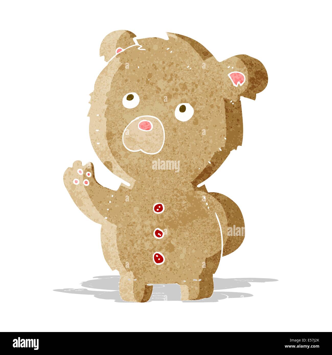 cartoon waving teddy bear Stock Vector Image & Art - Alamy