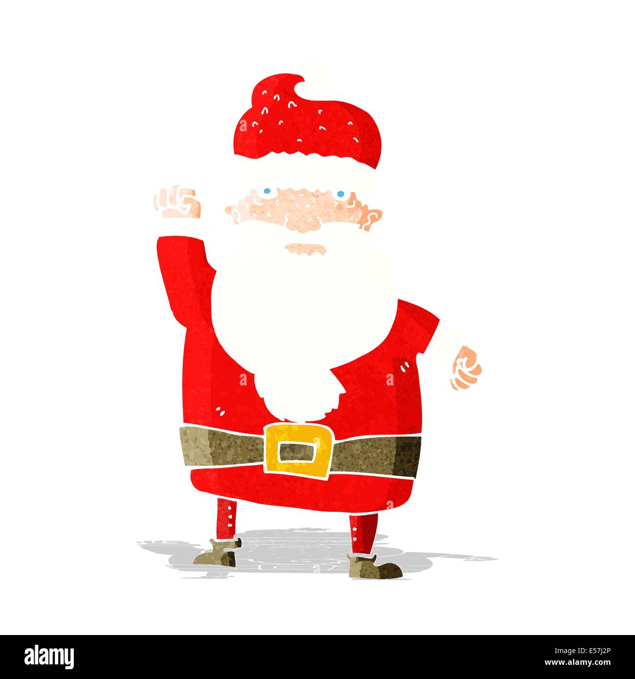 cartoon angry santa claus Stock Vector Image & Art - Alamy