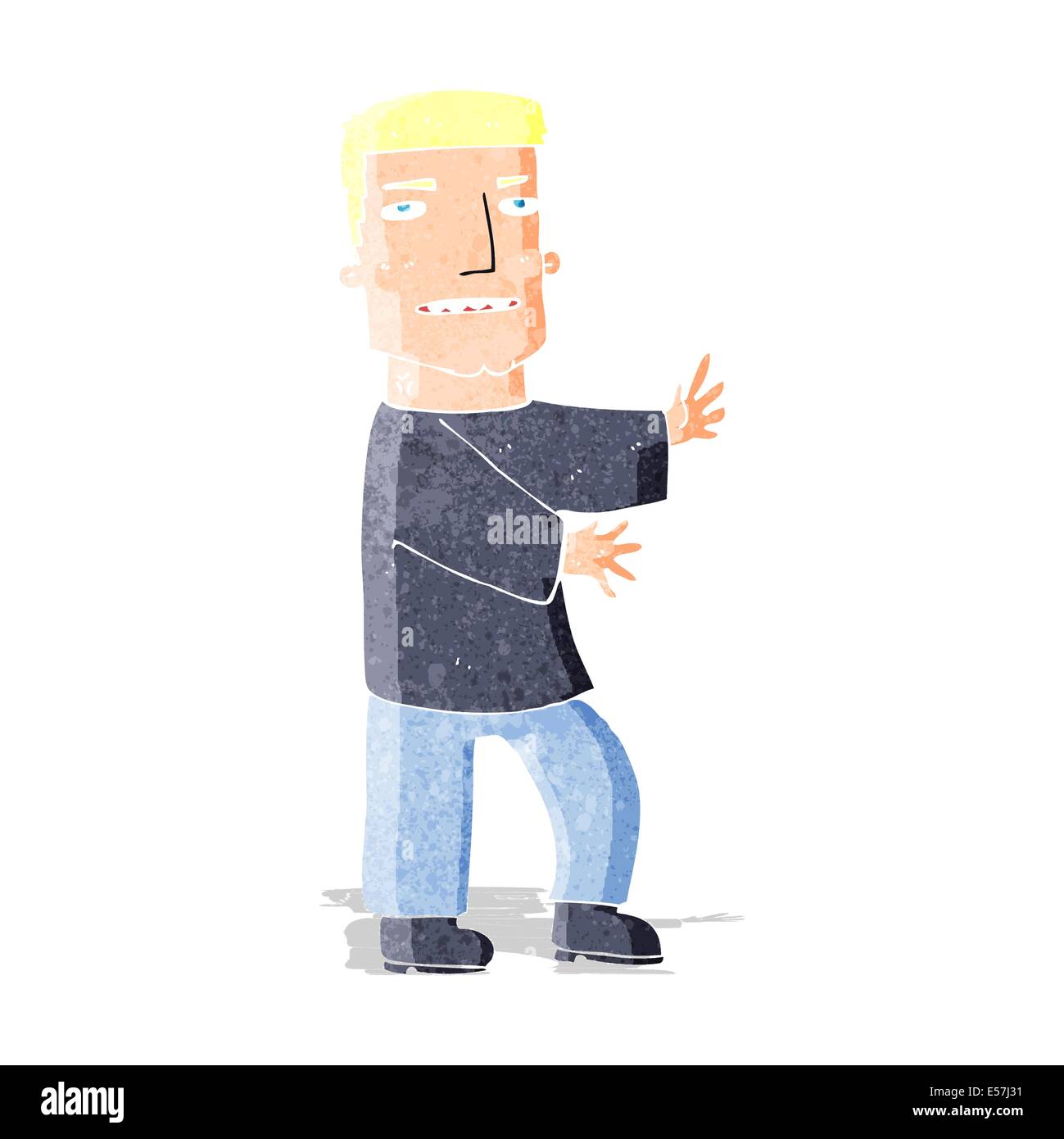 cartoon man gesturing Stock Vector Image & Art - Alamy