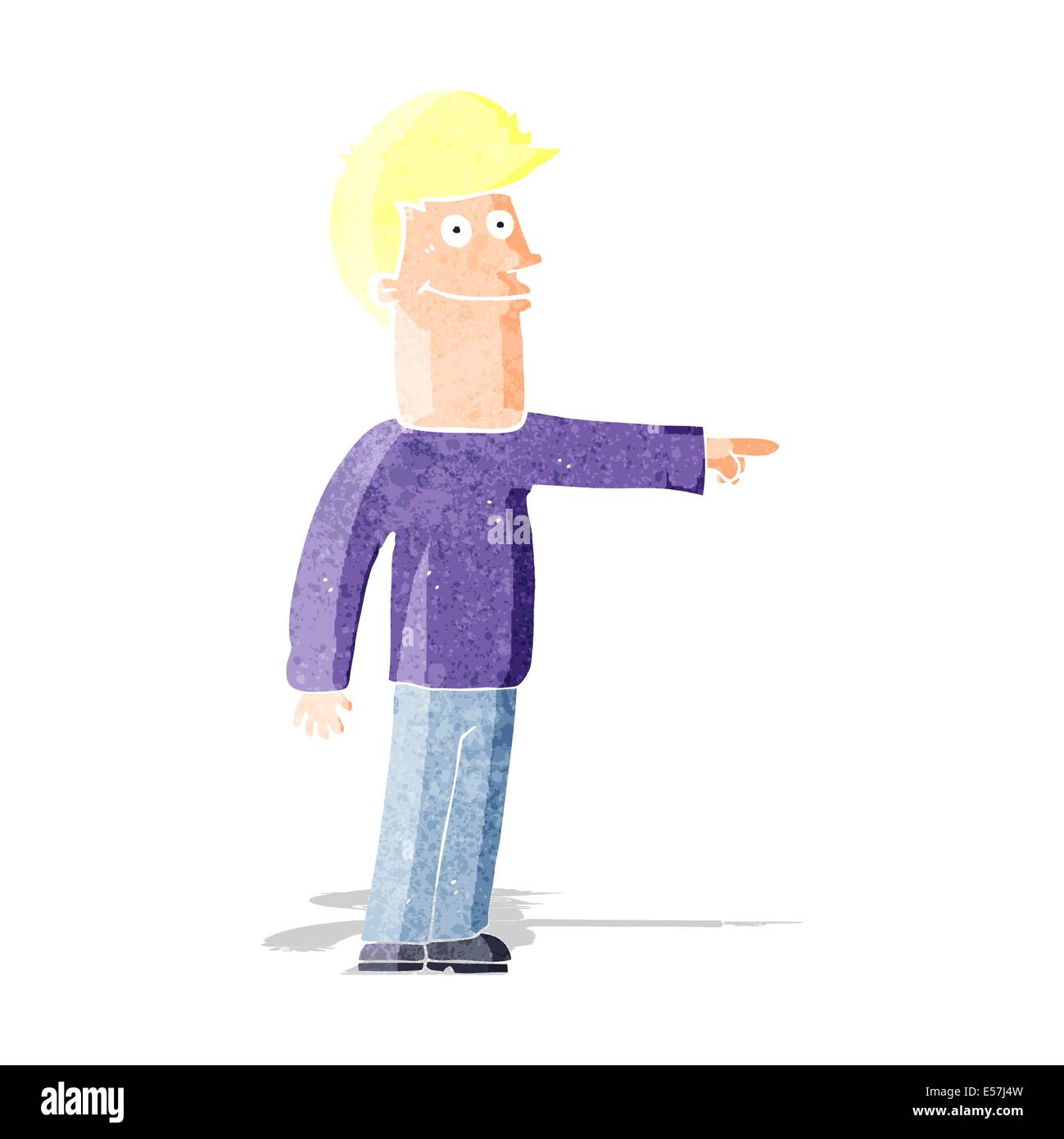 cartoon man pointing Stock Vector Image & Art - Alamy