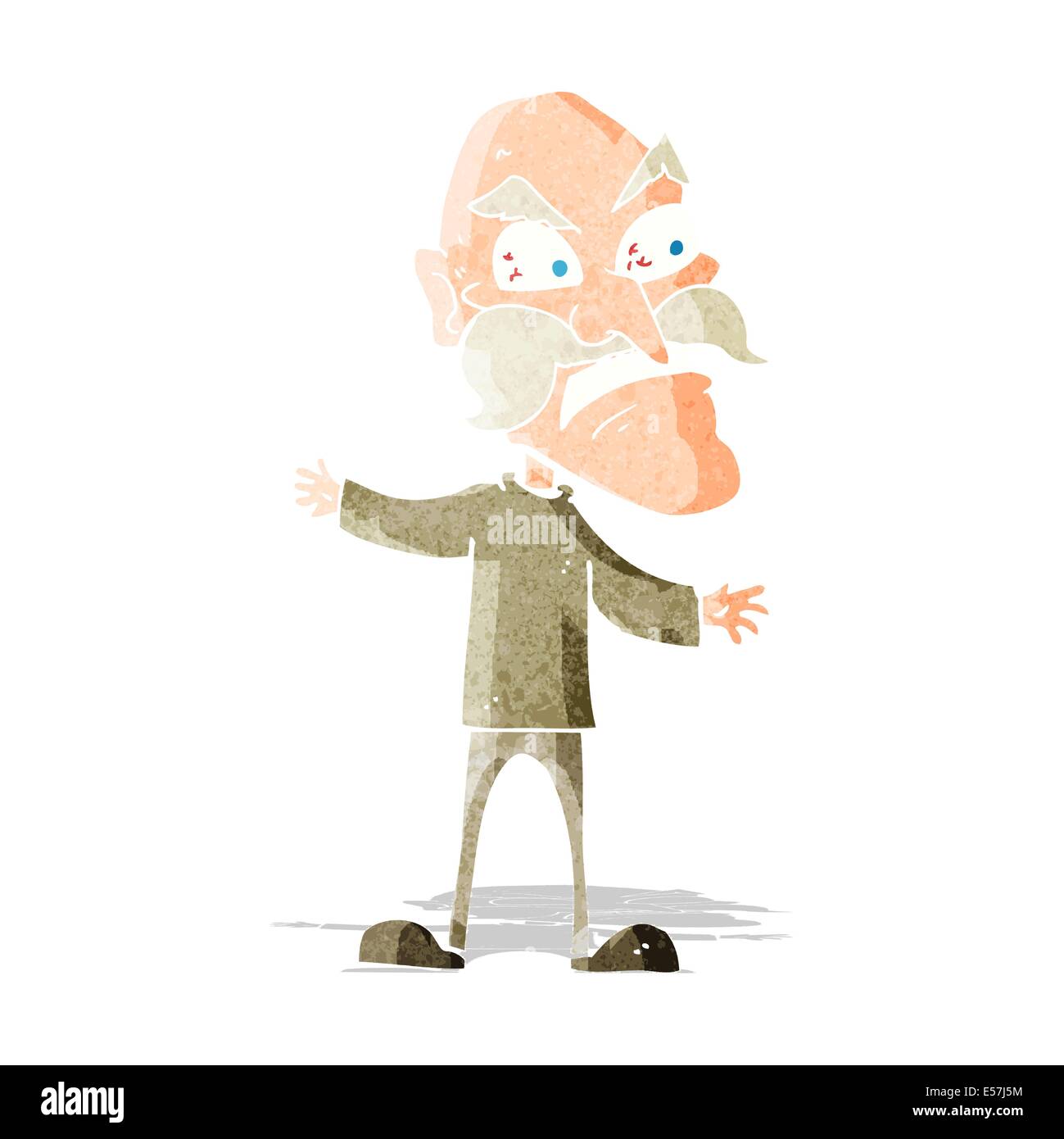 cartoon angry old man Stock Vector Image & Art - Alamy
