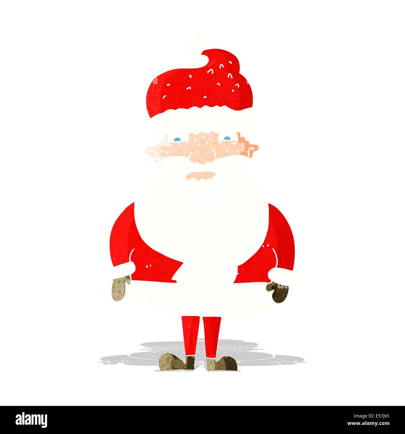 Grumpy santa retro hi-res stock photography and images - Alamy
