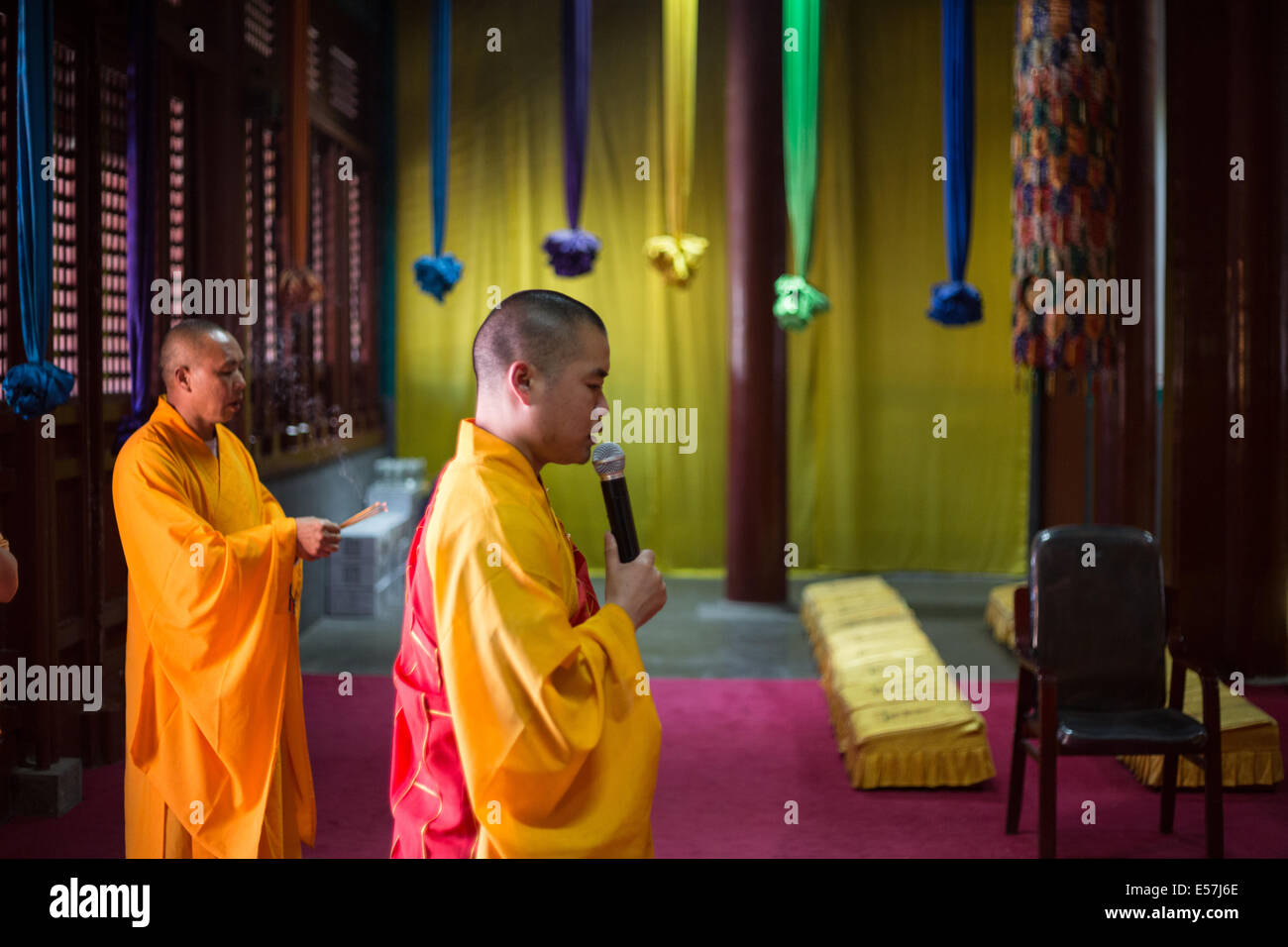 YunJu Buddhist Temple complex, in Fangshan district of greater Beijing ...