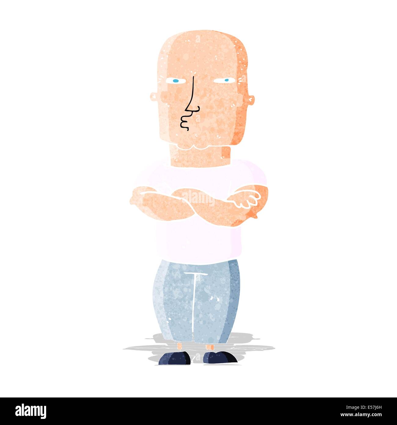 cartoon tough guy Stock Vector Image & Art - Alamy