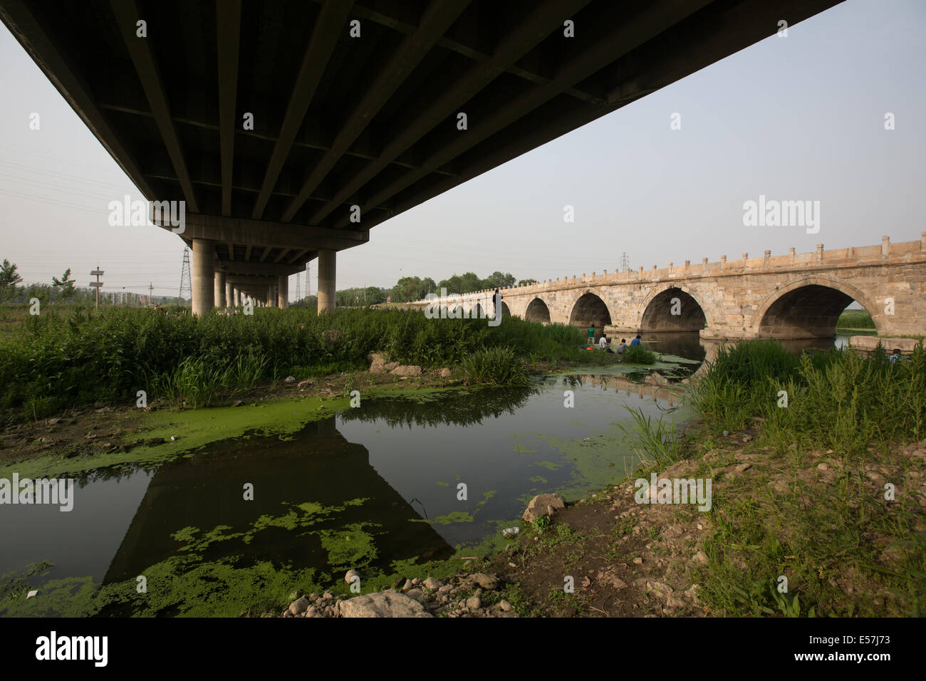 Liuli River Bridge, which dates back over 400years to the Ming Dynasty ...