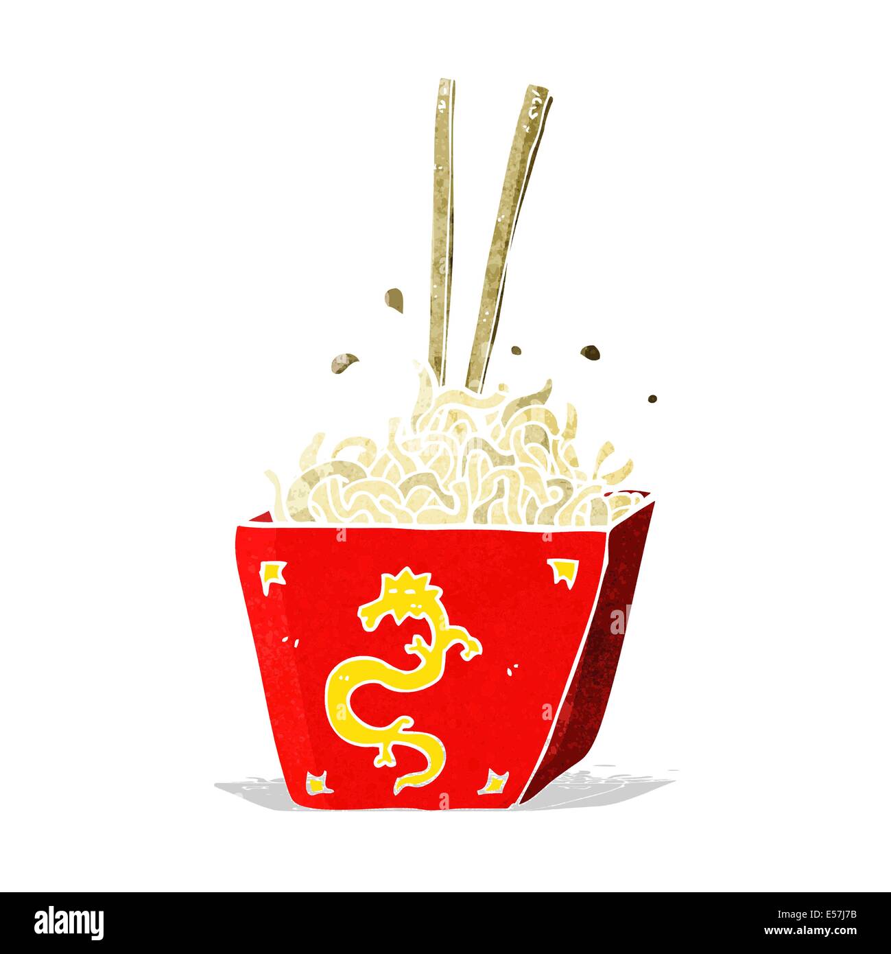 Cartoon noodles in box hi-res stock photography and images - Alamy