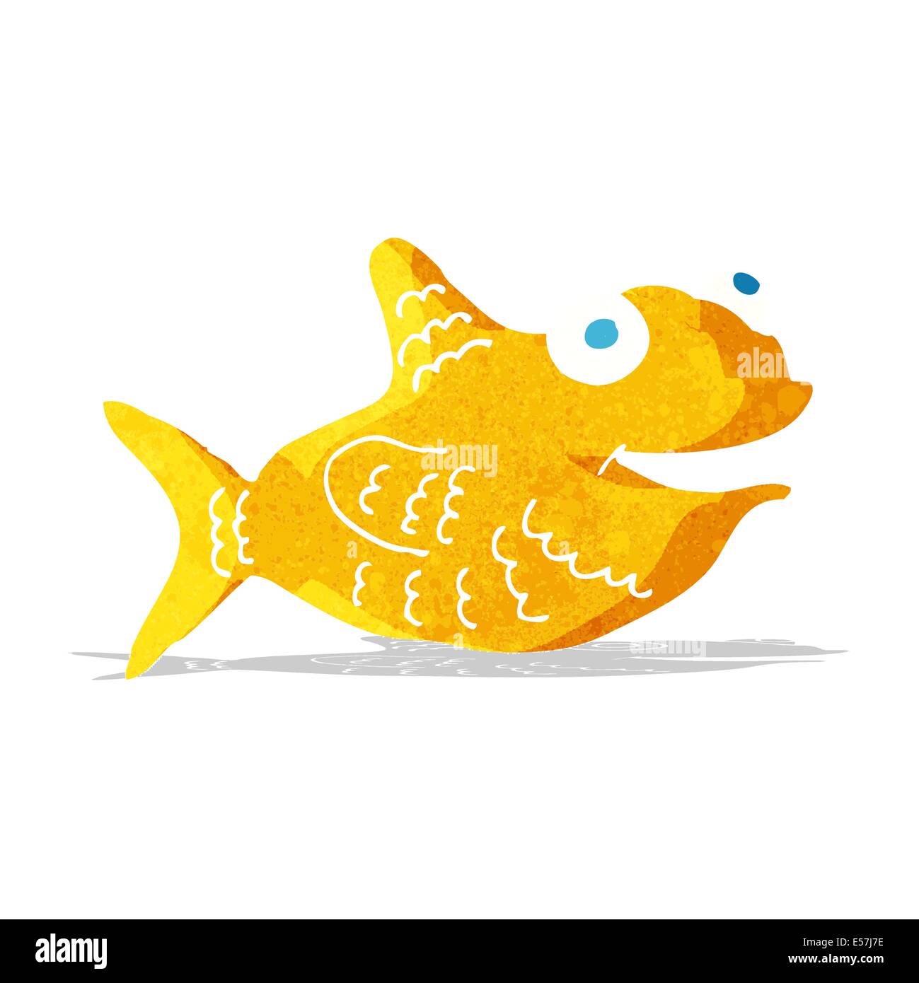 cartoon happy fish Stock Vector Image & Art - Alamy